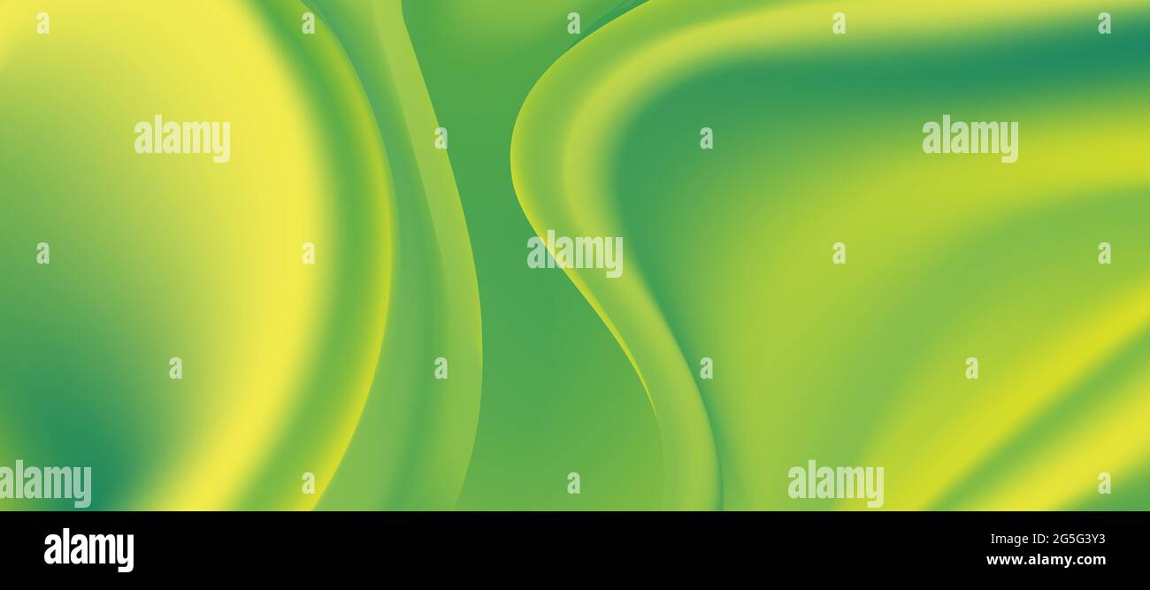 Abstract liquid background design, green paint color flow,artistic ...