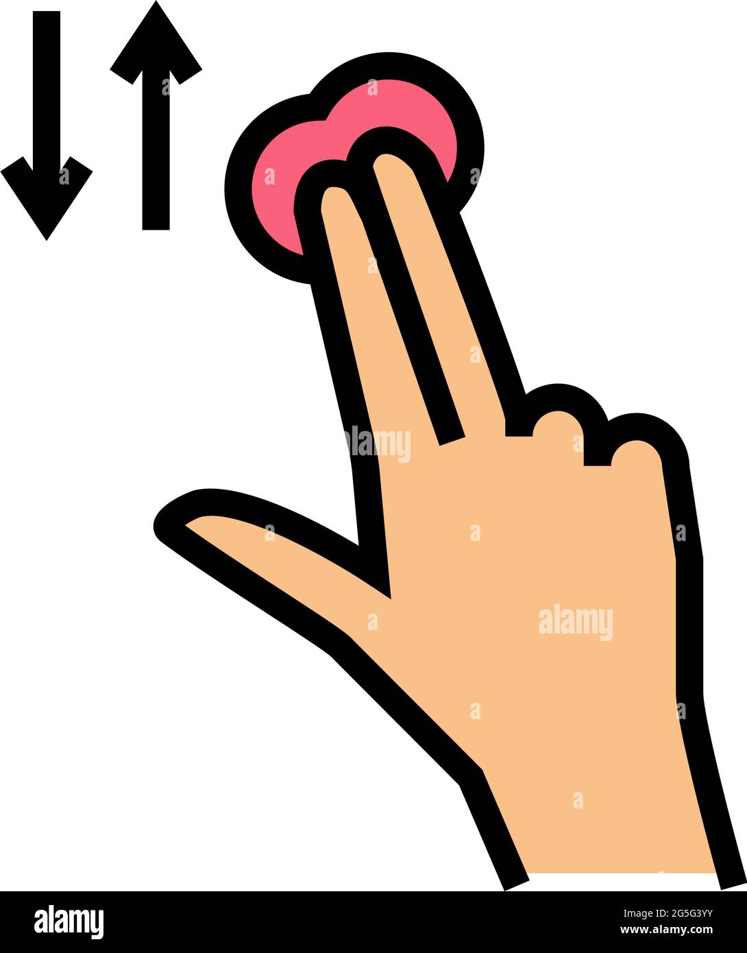 Tapping fingers Stock Vector Images - Alamy