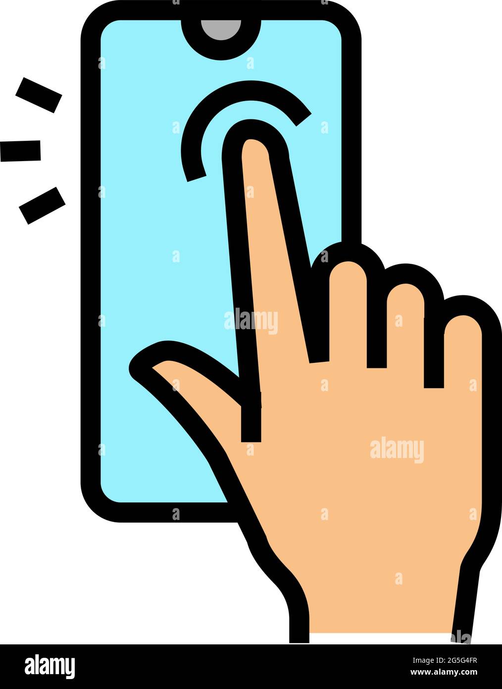 Tapping finger Cut Out Stock Images & Pictures - Alamy