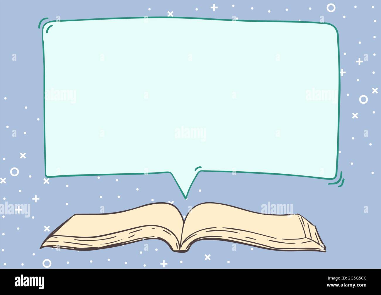 Open Dictionary Clip Art