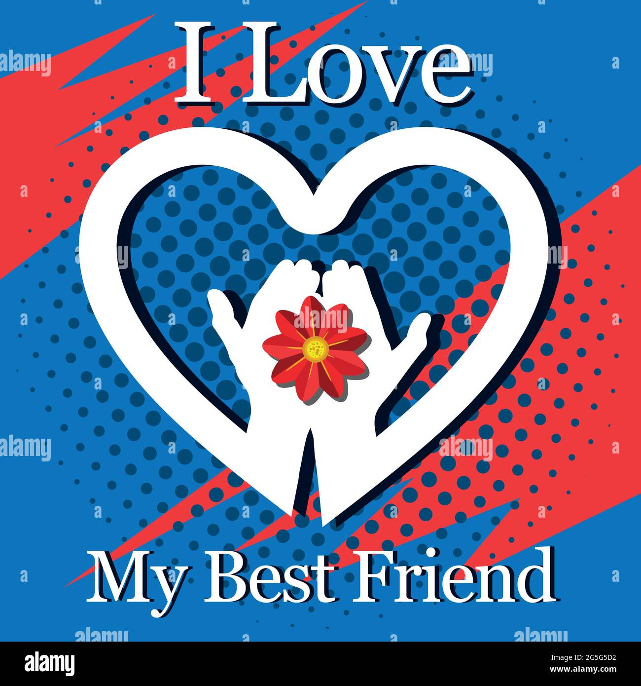 The best friend Stock Vector Images - Alamy