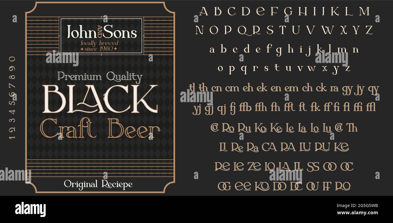 English pub font hi-res stock photography and images - Alamy