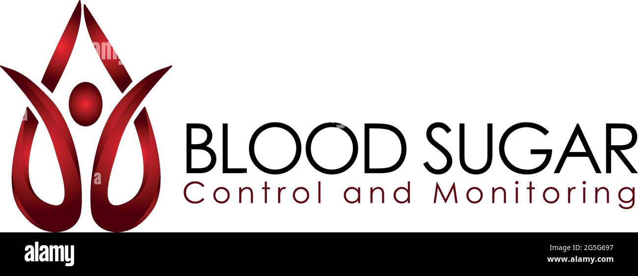 Blood sugar control and monitoring vector illustration Stock Vector ...