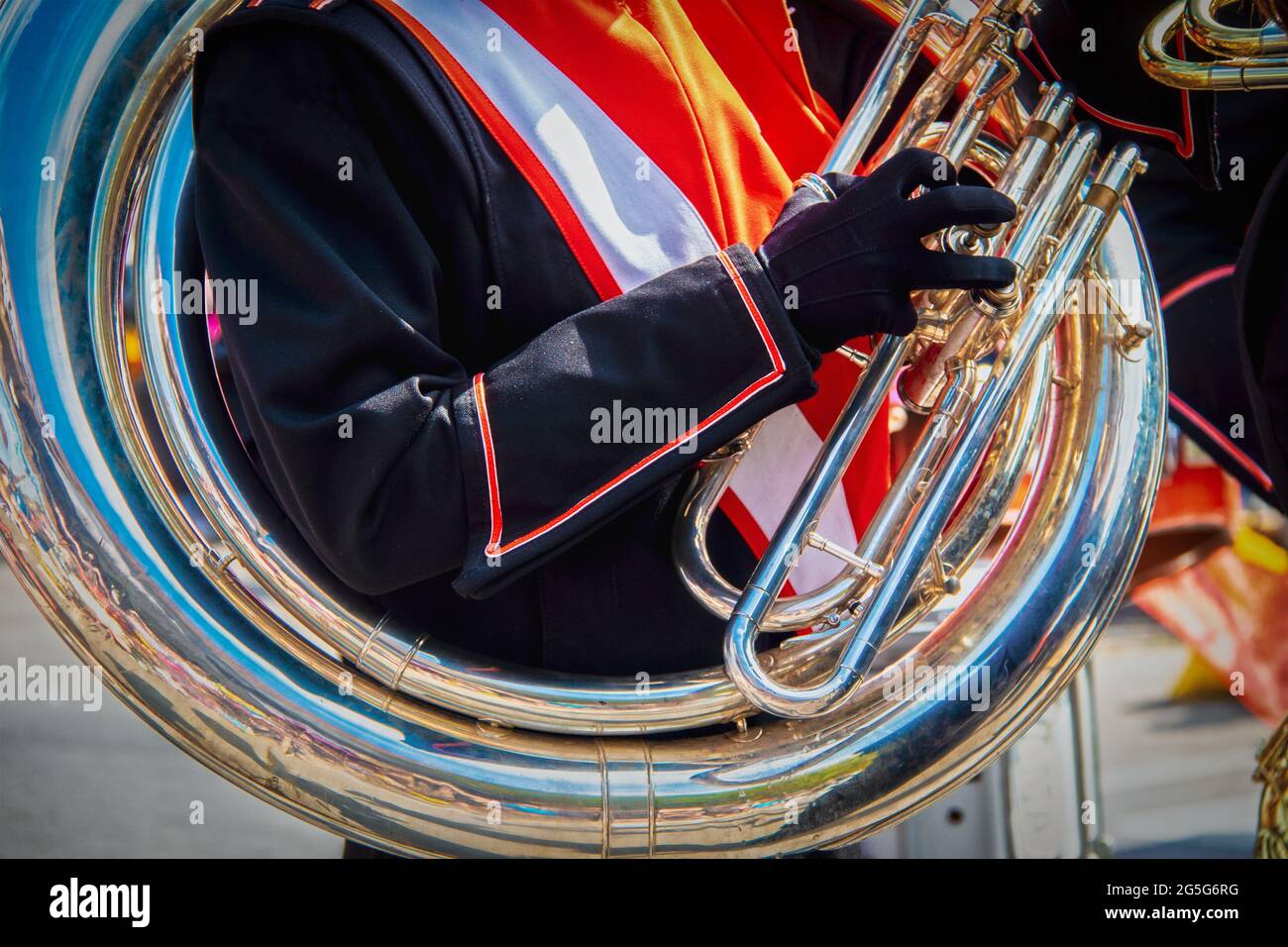 High school marching band tuba hi-res stock photography and images - Alamy