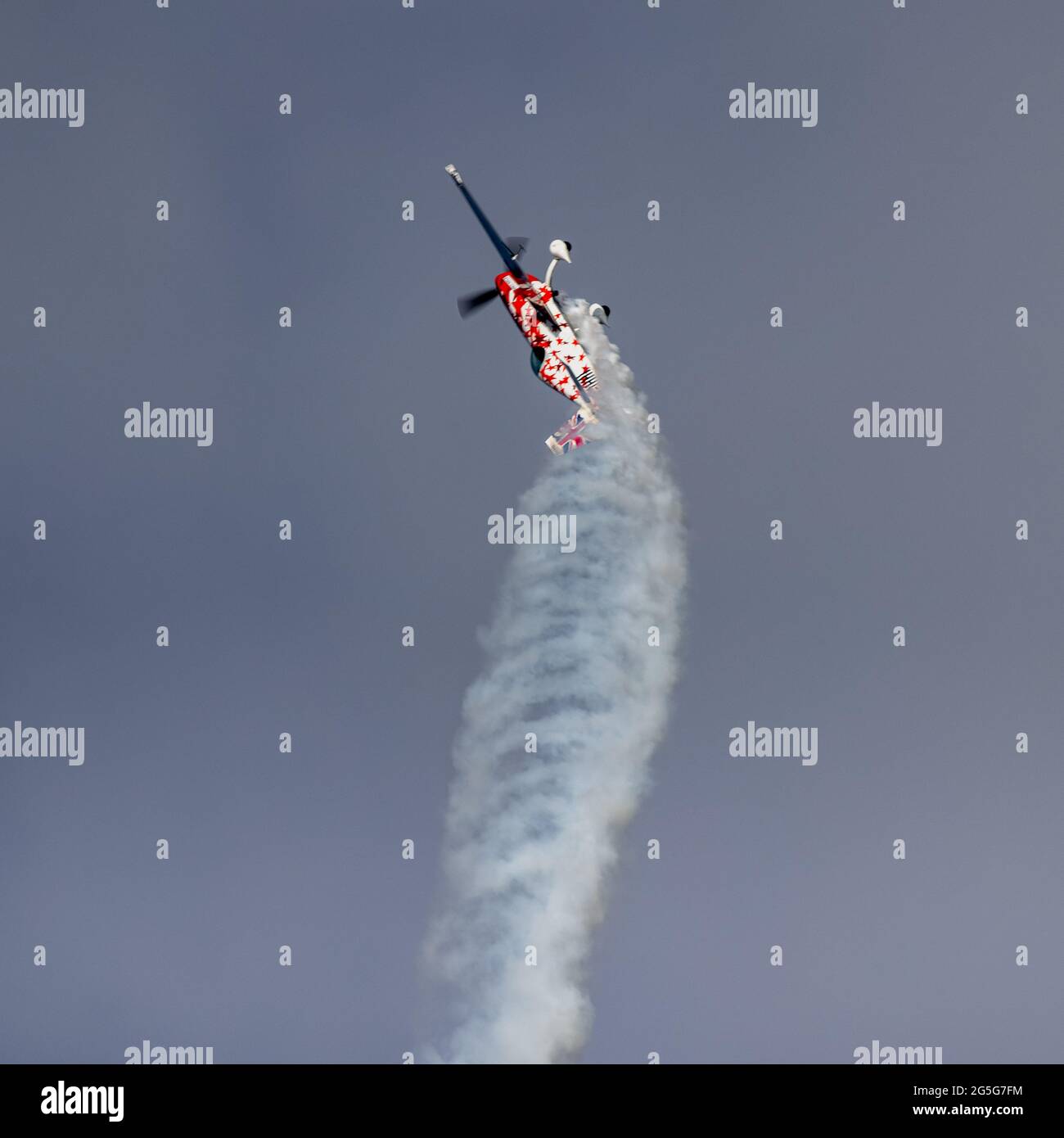 Global Stars Aerobatic team performing at Shuttleworth Flying Festival ...