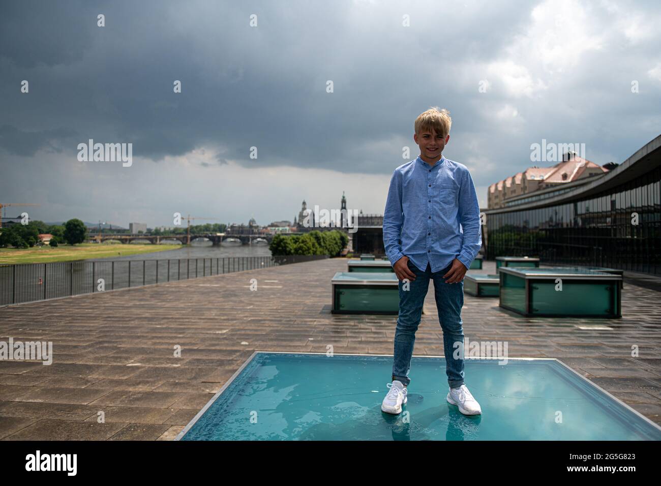 Phil Schaller bei den Proben zum Hope-Jubiläumskonzert (Hope-Gala) im ...