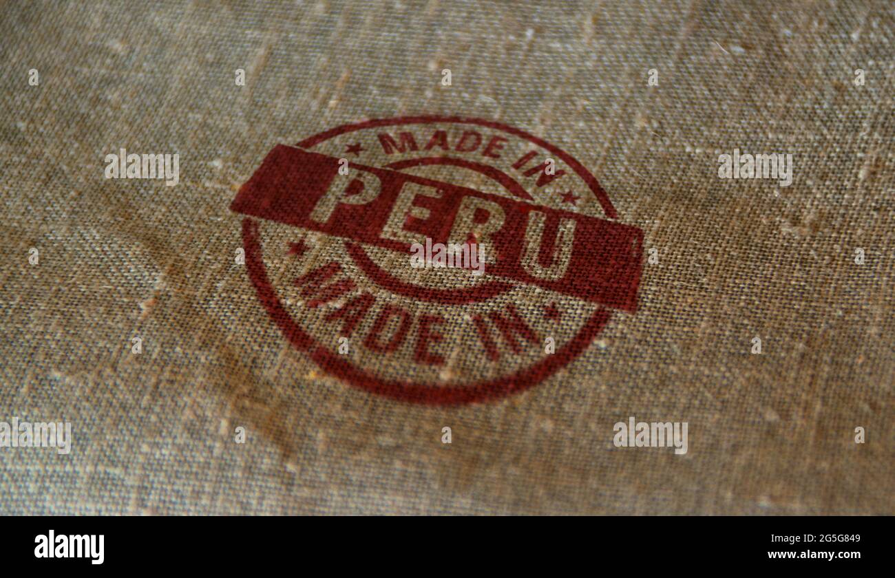 Textile manufacturing peru hi-res stock photography and images - Alamy