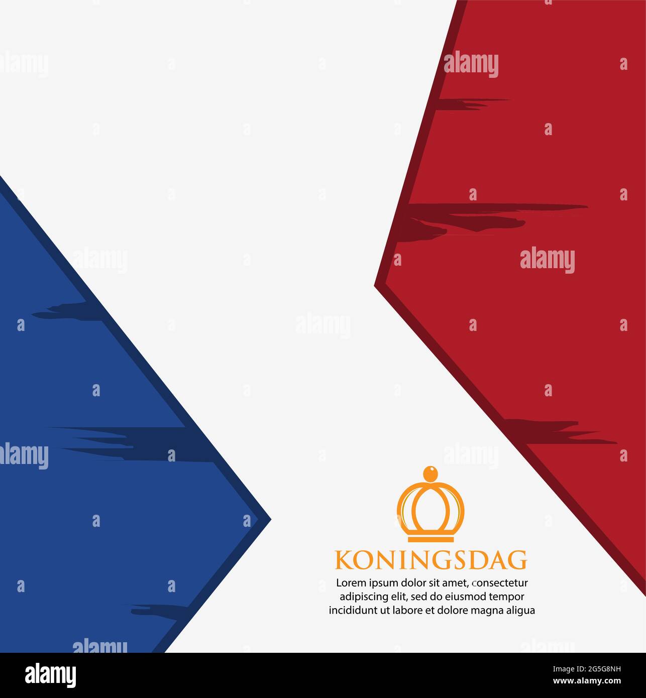 Vector illustration. background Netherlands Koningsdag of April 27 ...