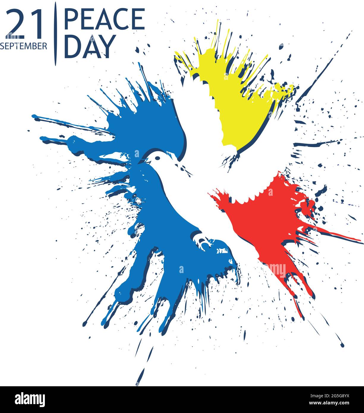 Peace Day background vector. designs for posters, backgrounds, cards ...