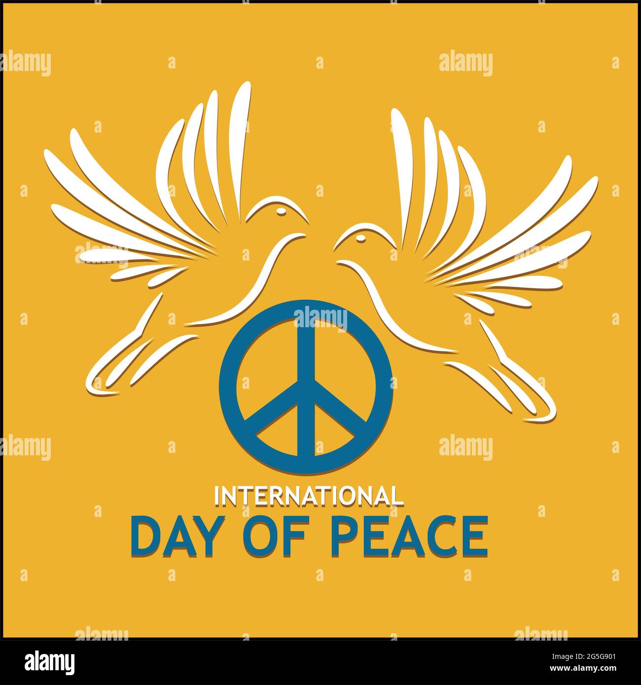 Peace Day background vector. designs for posters, backgrounds, cards ...
