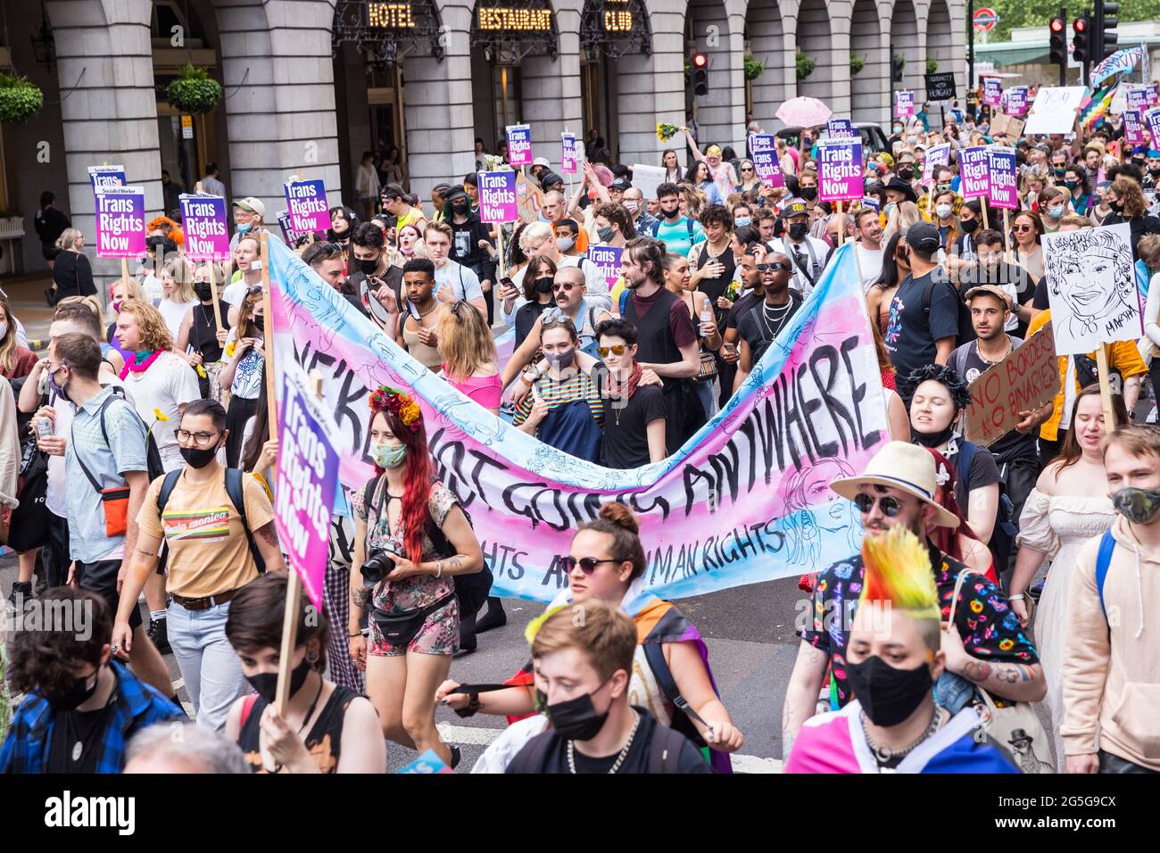 Transexual parade hi-res stock photography and images - Alamy