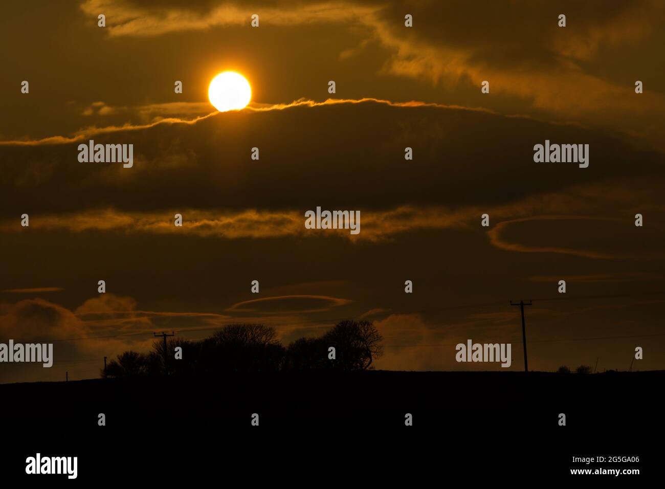 Time lapse sunset Stock Photo - Alamy