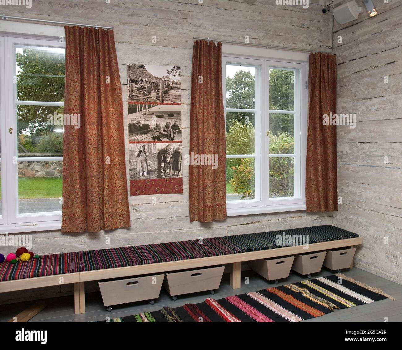 A hotel with modern and retro styled rooms Stock Photo - Alamy