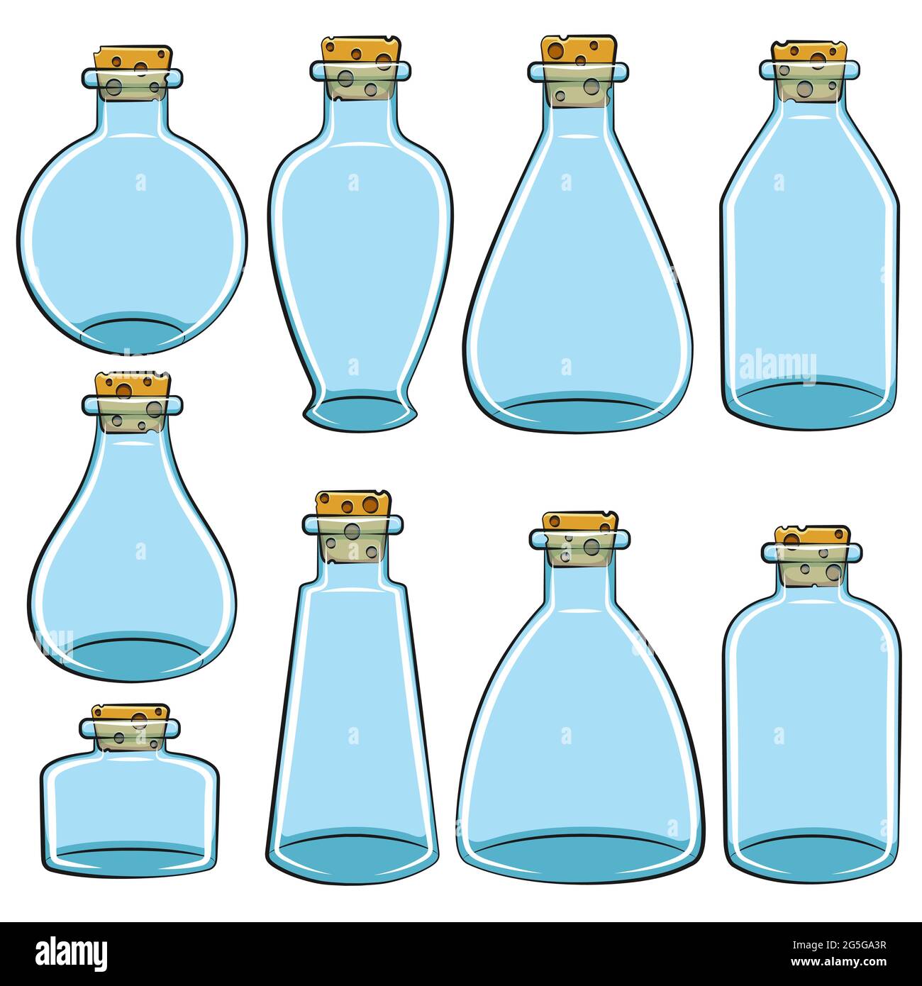 Empty cans bottles Stock Vector Images - Alamy