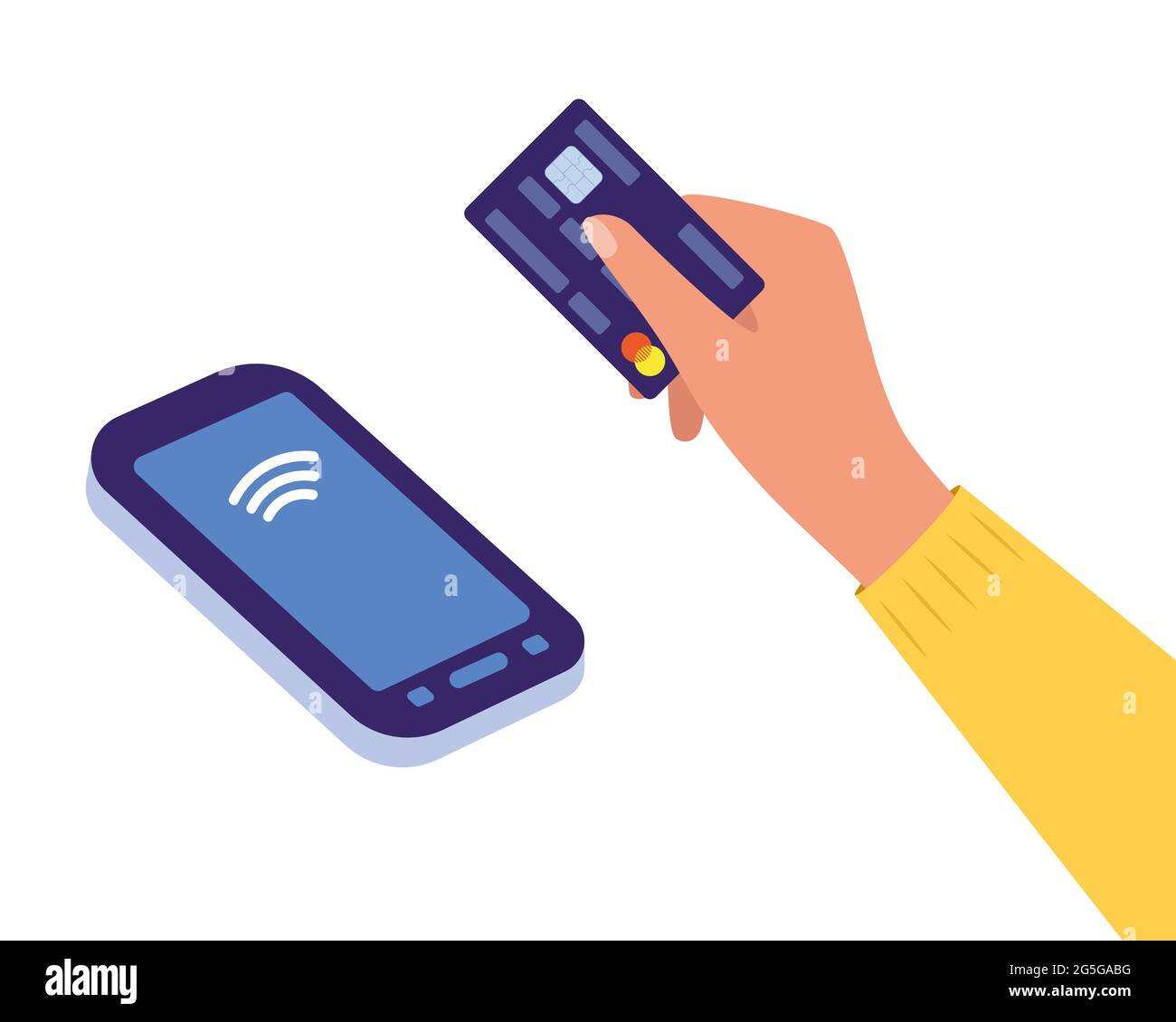 Mobile payment nfc near Stock Vector Images - Alamy