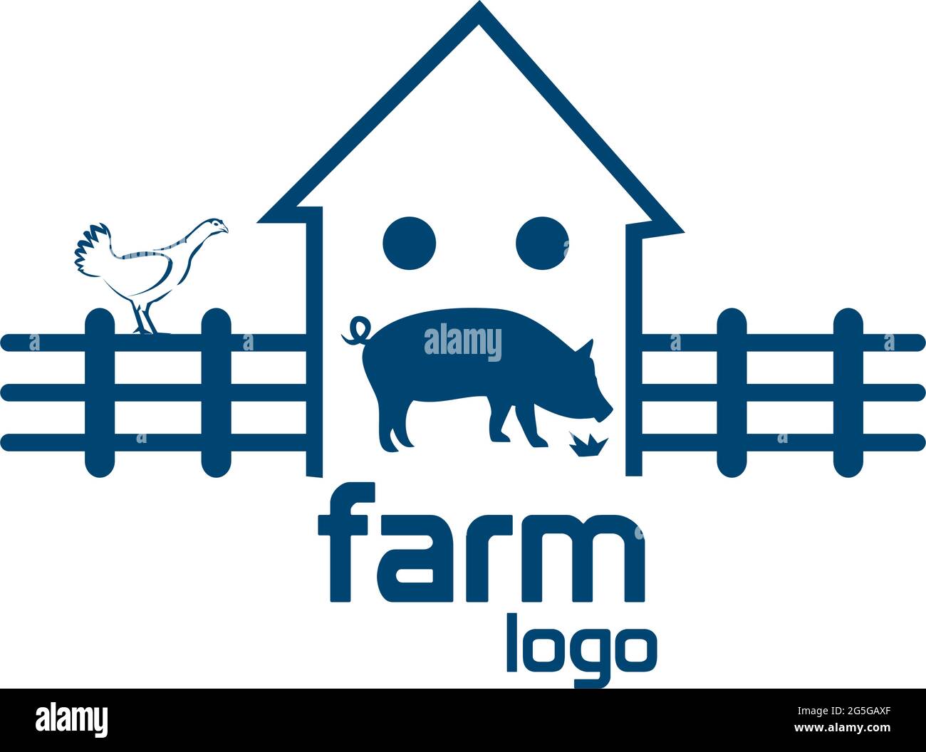 Farm logo stock logo vector. Vector Illustration on white background ...