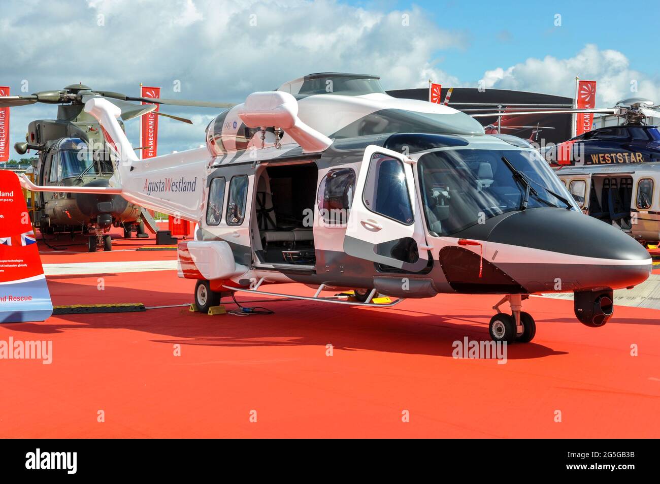 Agustawestland aw189 helicopter display hi-res stock photography and ...