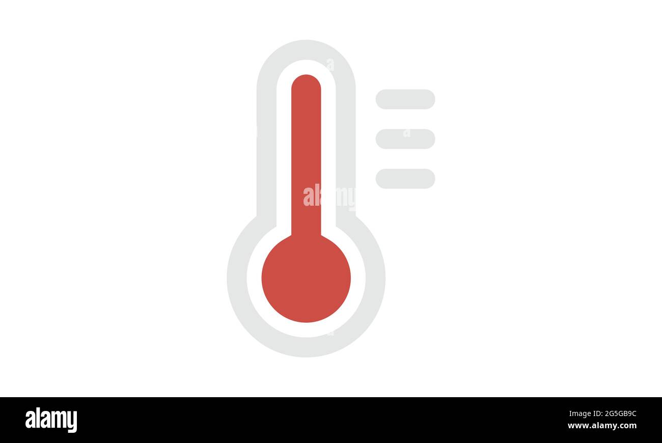 Temperature icon. Hot and cold climate illustration sign collection ...