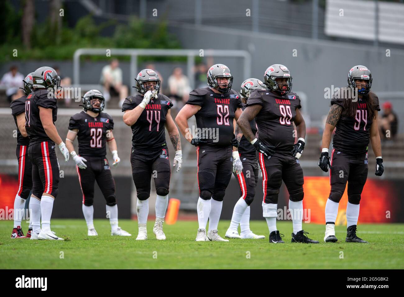 Cologne, Germany. 27th June, 2021. American Football: Pro League ELF ...