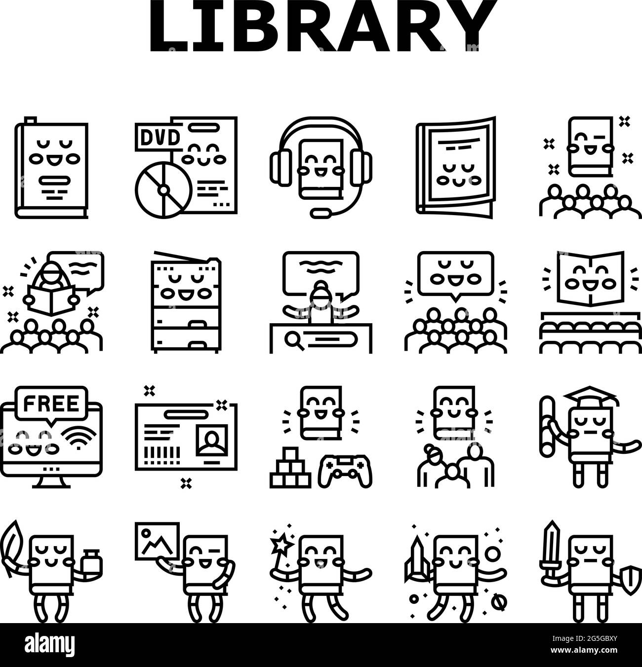 Librarian reading to children Black and White Stock Photos & Images - Alamy