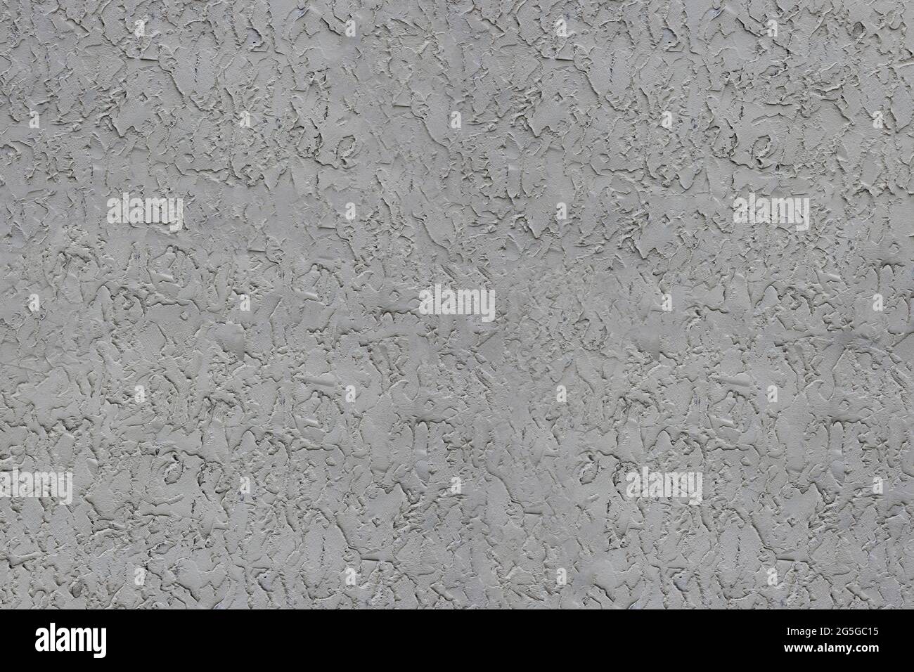 Gray ruff plaster texture - close-up of a freshly plastered wall Stock ...