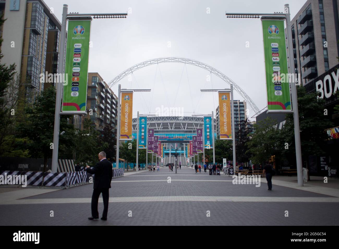 London, UK. June 27th : Wembley stadium pictured Stock Photo - Alamy