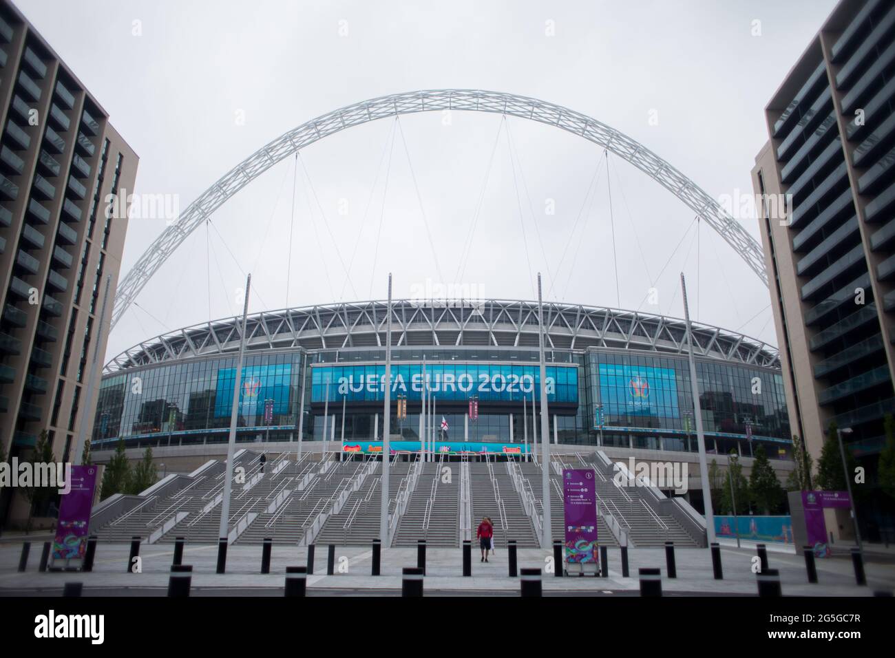 London, UK. June 27th : Wembley stadium pictured Stock Photo - Alamy