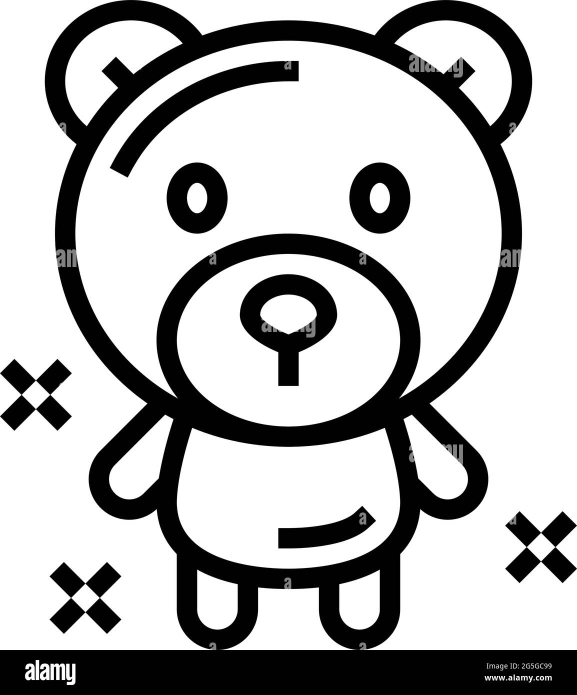 Sculpture of bear Stock Vector Images - Alamy