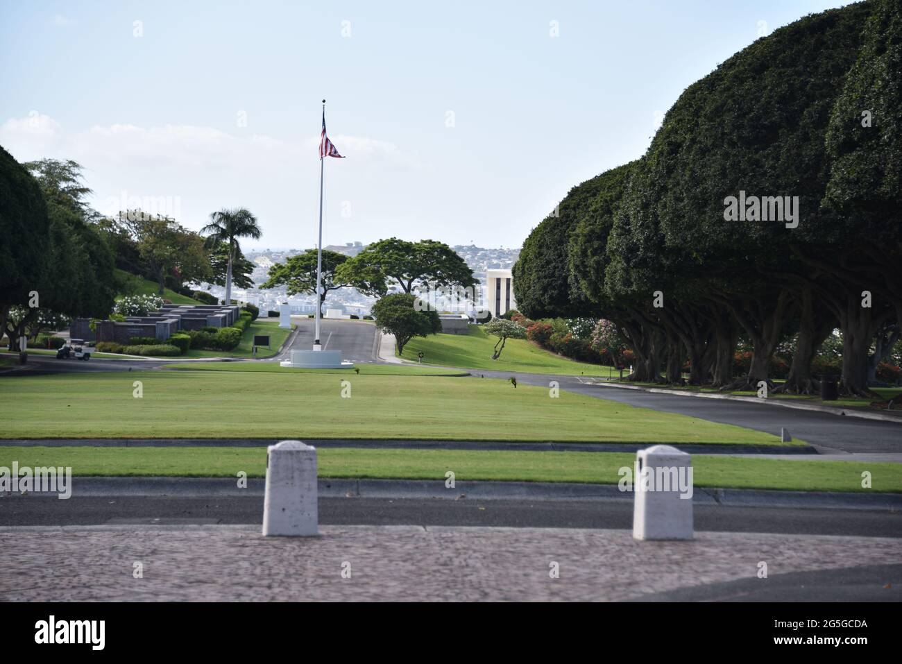 Oahu, HI. U.S.A. 6/5/2021. National Memorial Cemetery of the Pacific ...