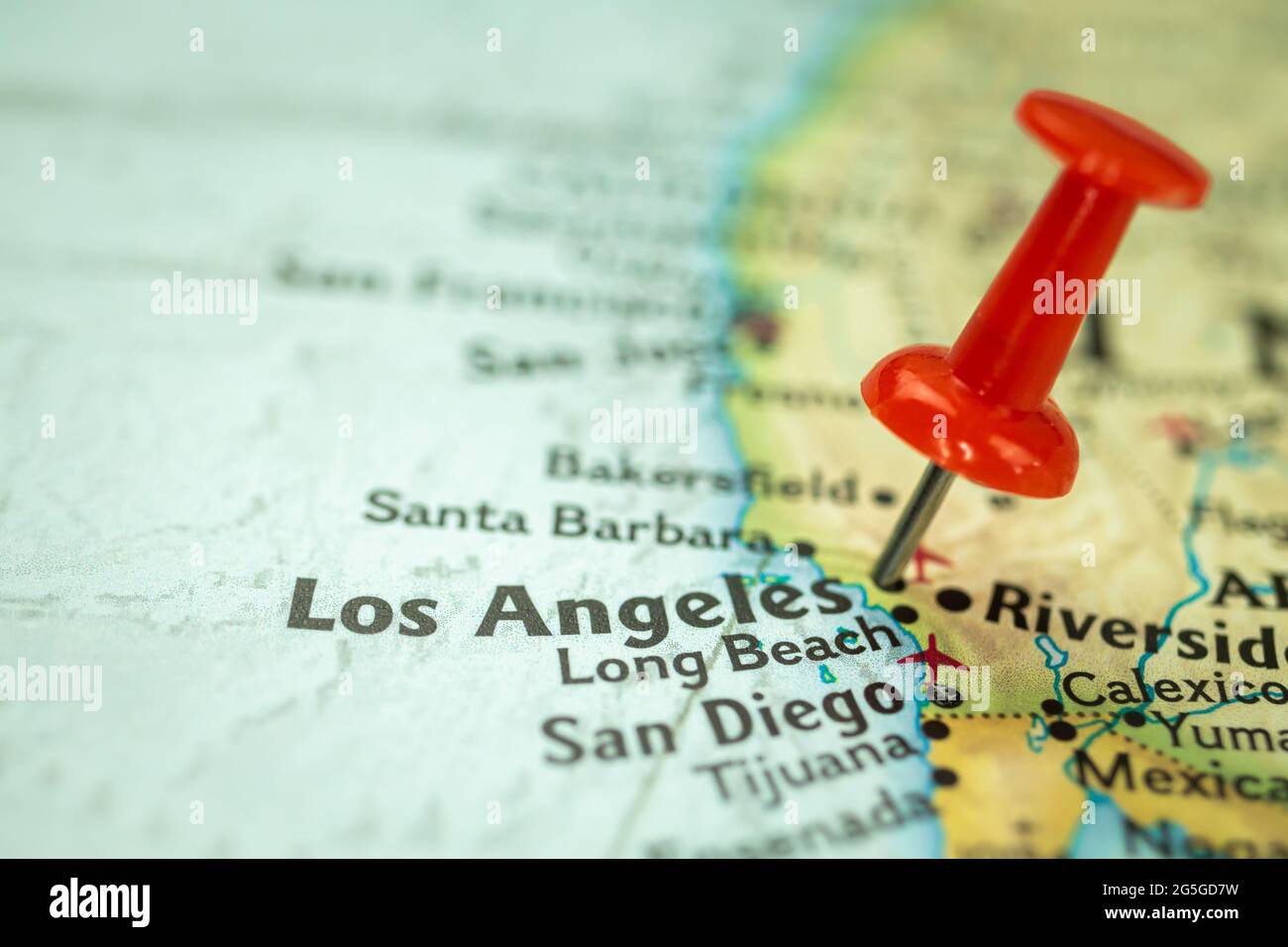 Location Of Los Angeles California