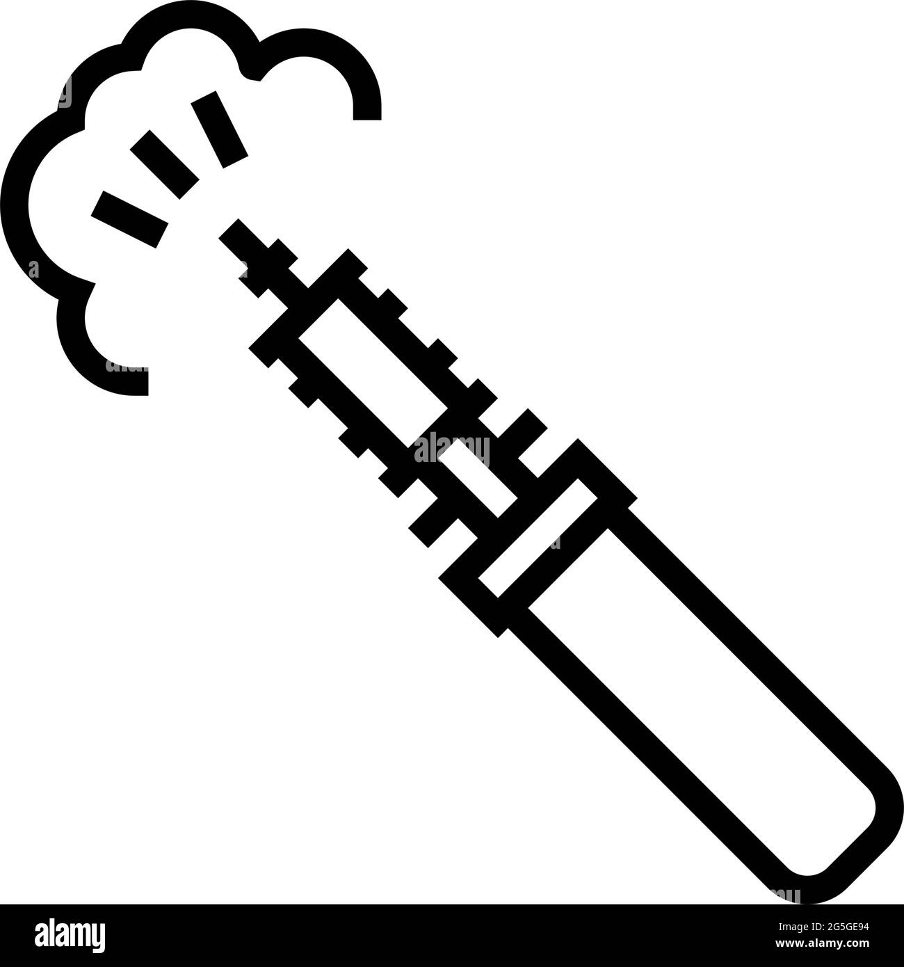 Balloon and pump Black and White Stock Photos & Images - Alamy