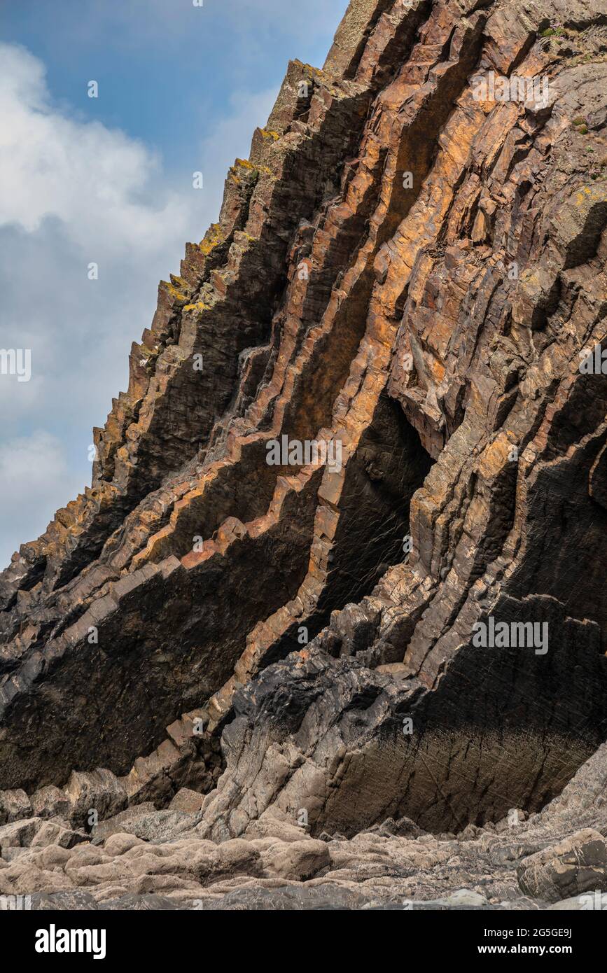 Crackington formation devon hi-res stock photography and images - Alamy