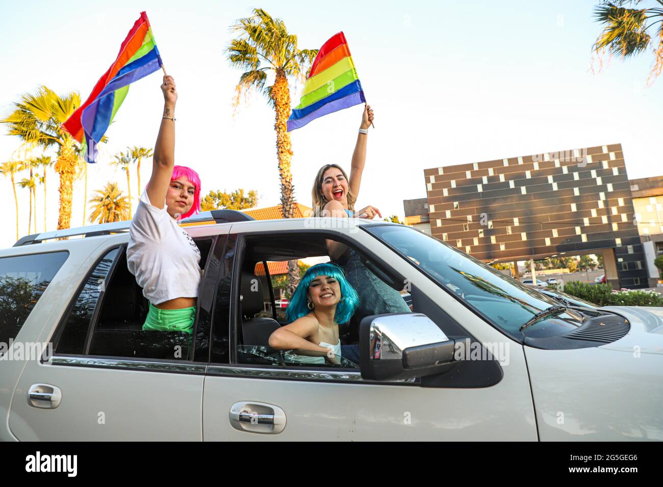 Wave trans flags hi-res stock photography and images - Alamy