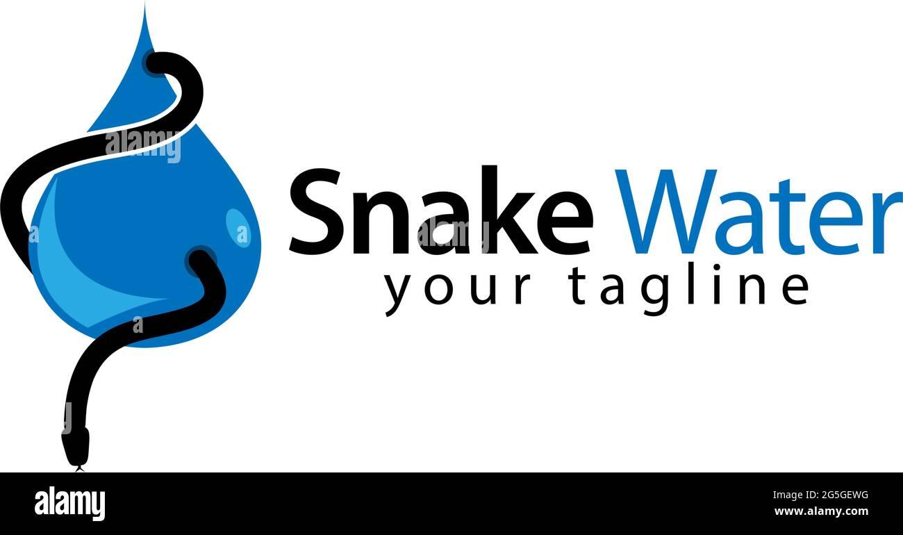 Water snake logo template, flat design Stock Vector Image & Art - Alamy