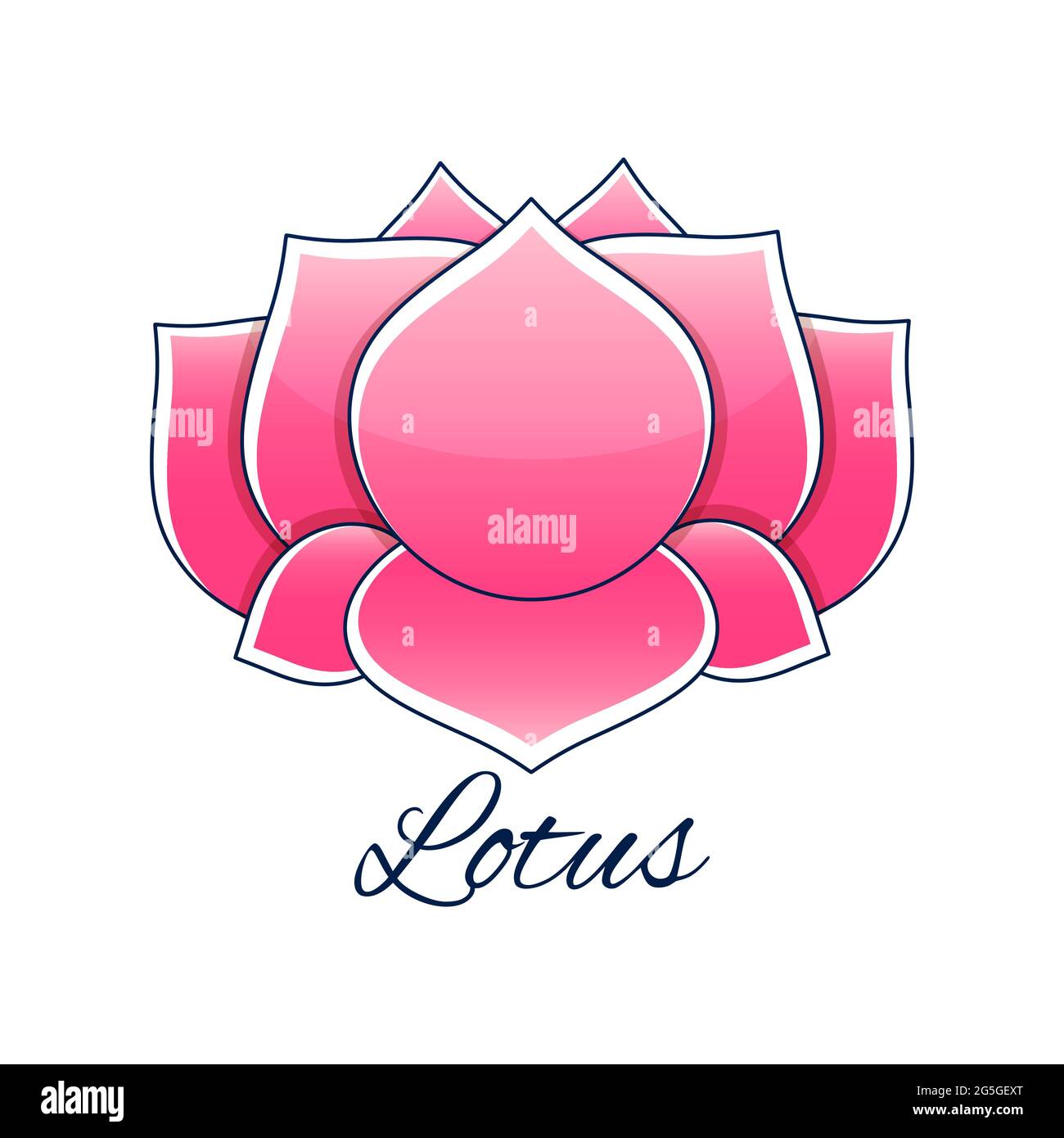 Lotus Flower Logo abstract Beauty Spa salon Cosmetics brand Linear ...