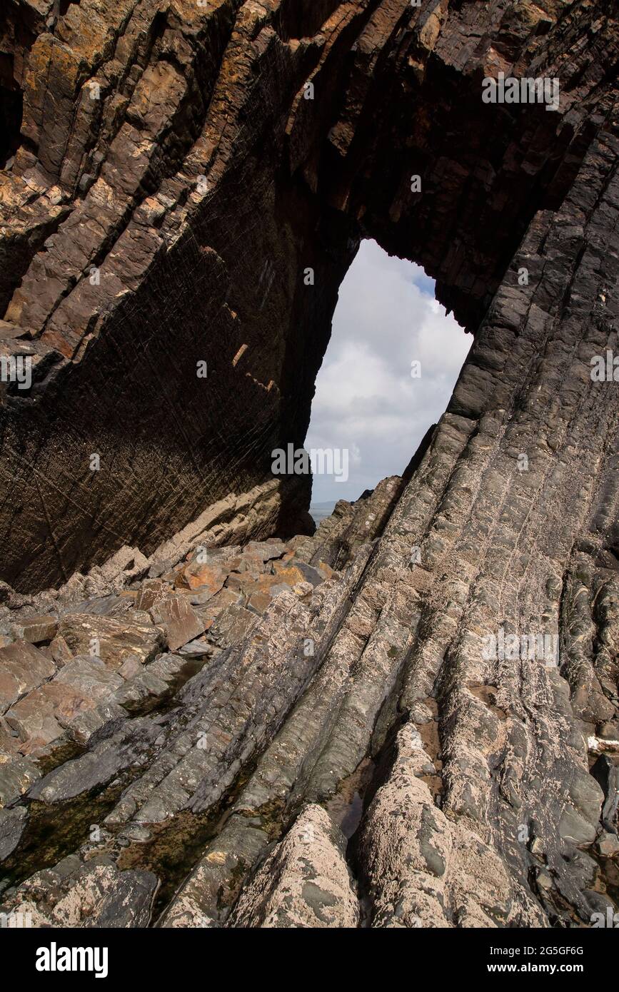 Crackington formation devon hi-res stock photography and images - Alamy