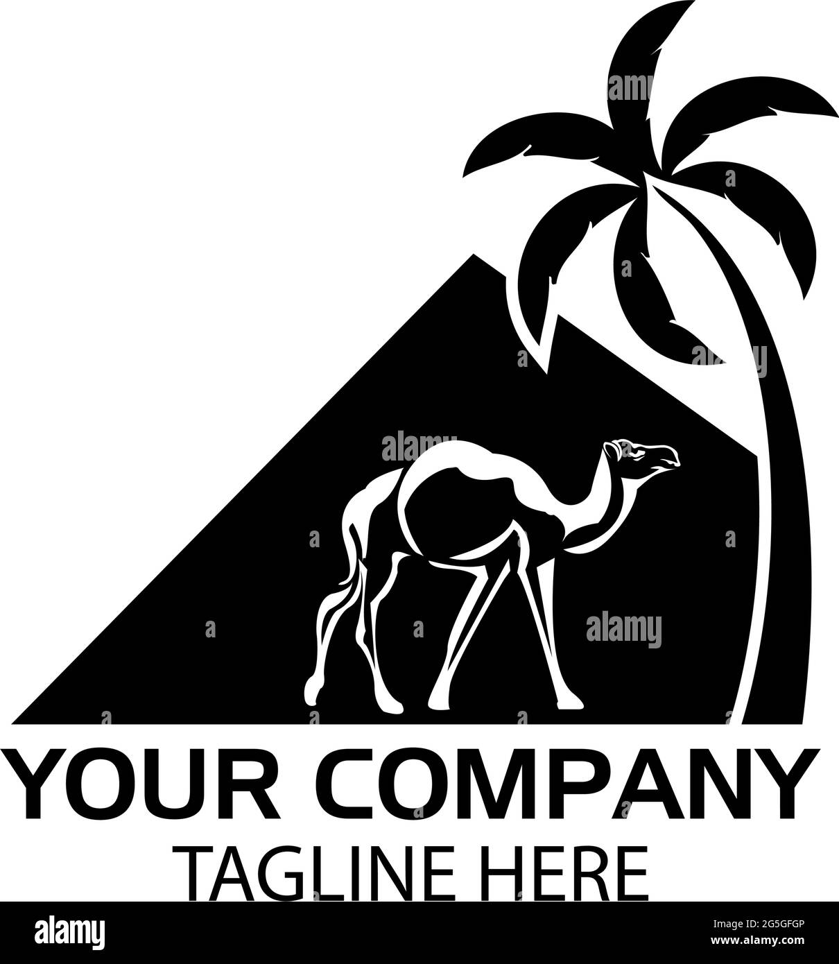 Coconut camels Stock Vector Images - Alamy