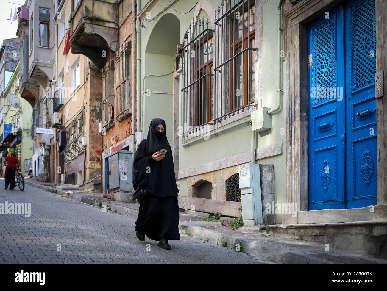 Istanbul, Istanbul, Turkey. 25th June, 2021. People walking in the ...