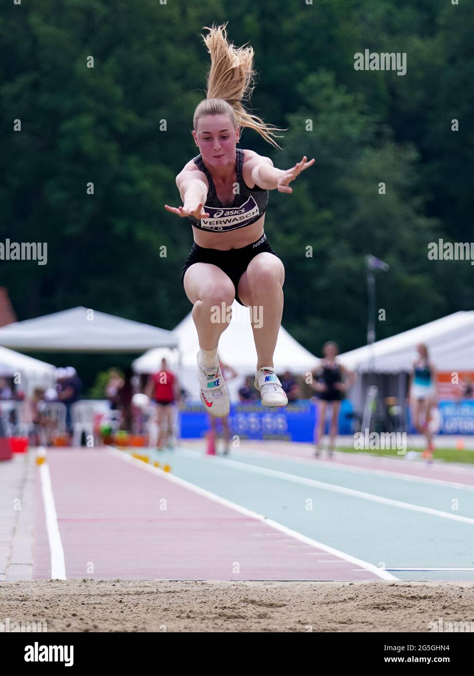 BREDA, NETHERLANDS - JUNE 27: Sica Verwasch competing in the Womens ...