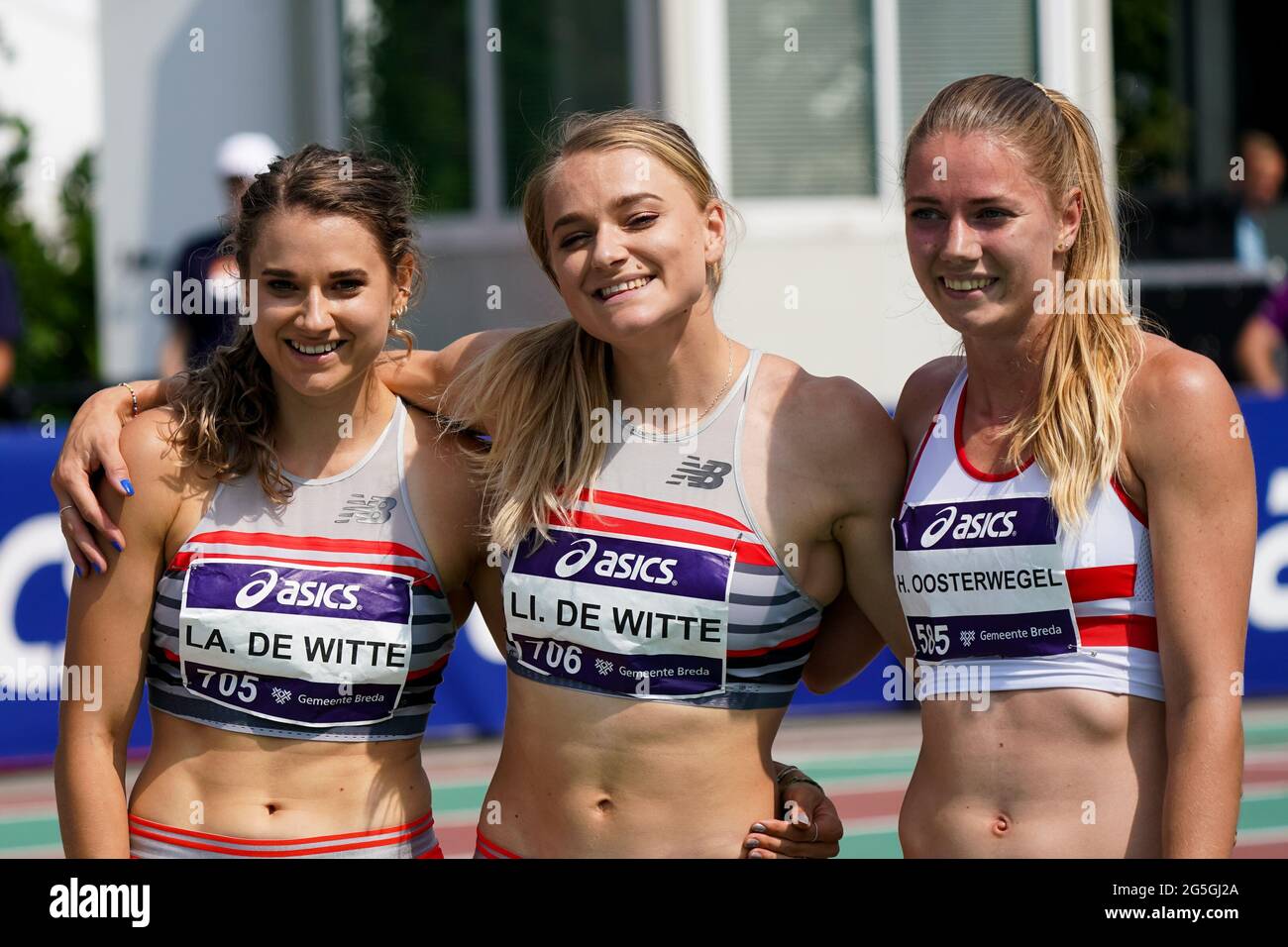 BREDA, NETHERLANDS - JUNE 27: Laura de Witte of the Netherlands ...