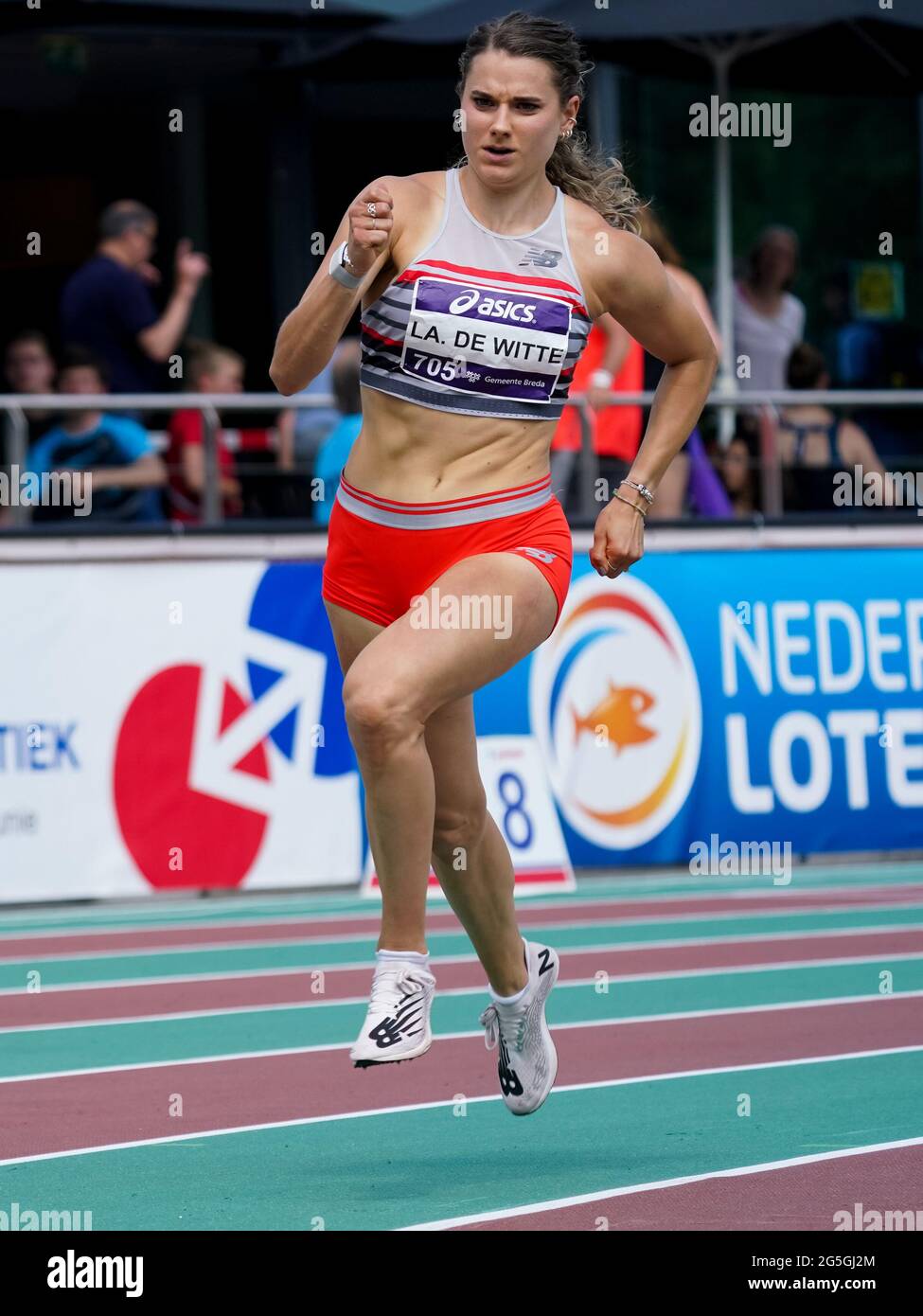 BREDA, NETHERLANDS - JUNE 27: Laura de Witte of the Netherlands ...