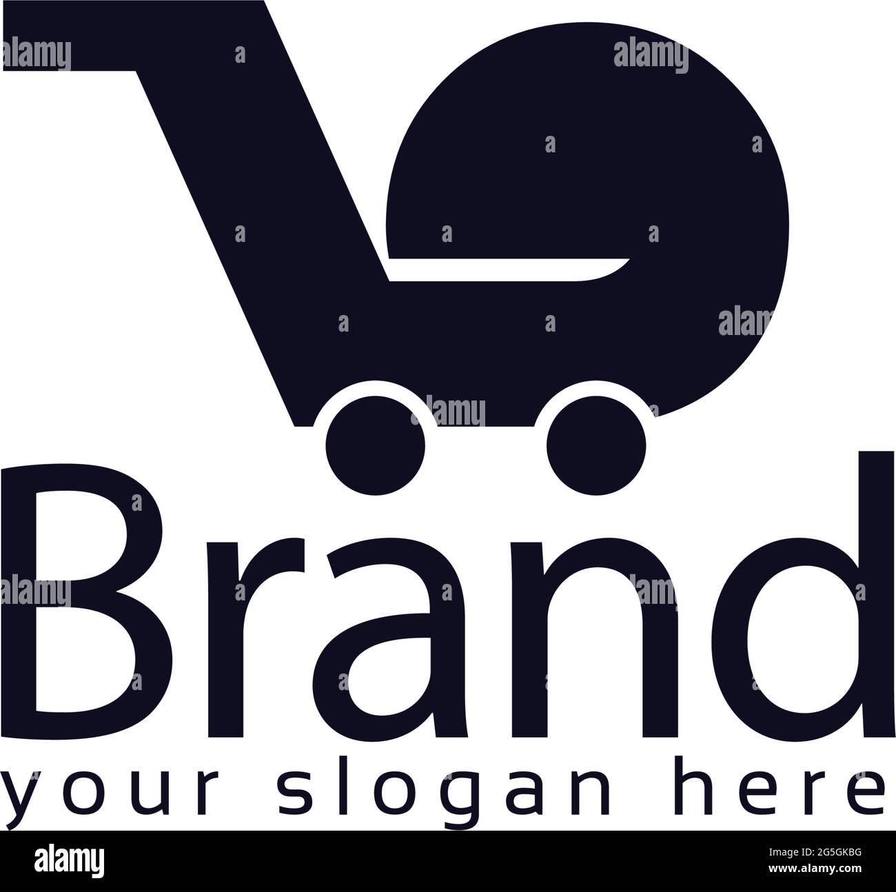 Letter B stock logo, B initial., flat designs.B trolley Stock Vector ...