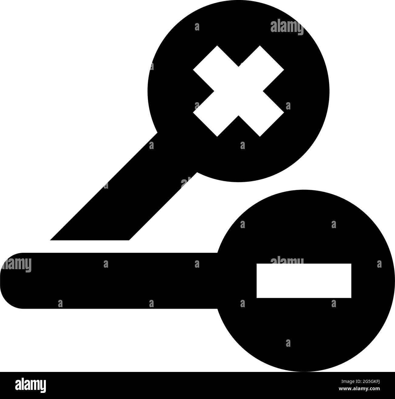 Ophthalmology Test, Dioptre Eyesight. Flat Vector Icon illustration ...