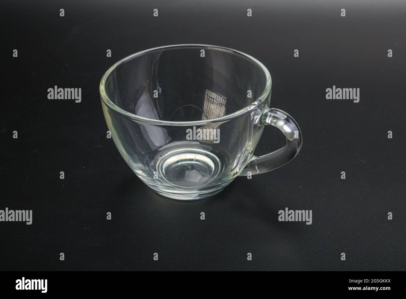 Empty glass cup for drinks isolated Stock Photo - Alamy