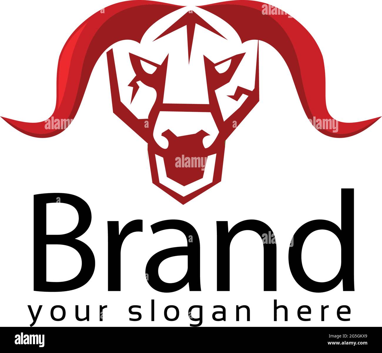 Buffalo logo hi-res stock photography and images - Alamy