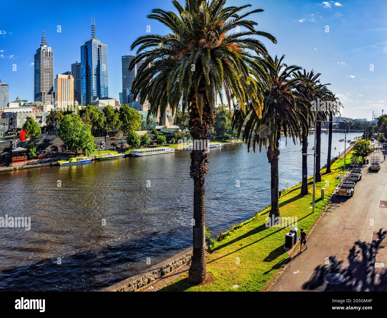 Parks and gardens of Melbourne. Australia Stock Photo - Alamy