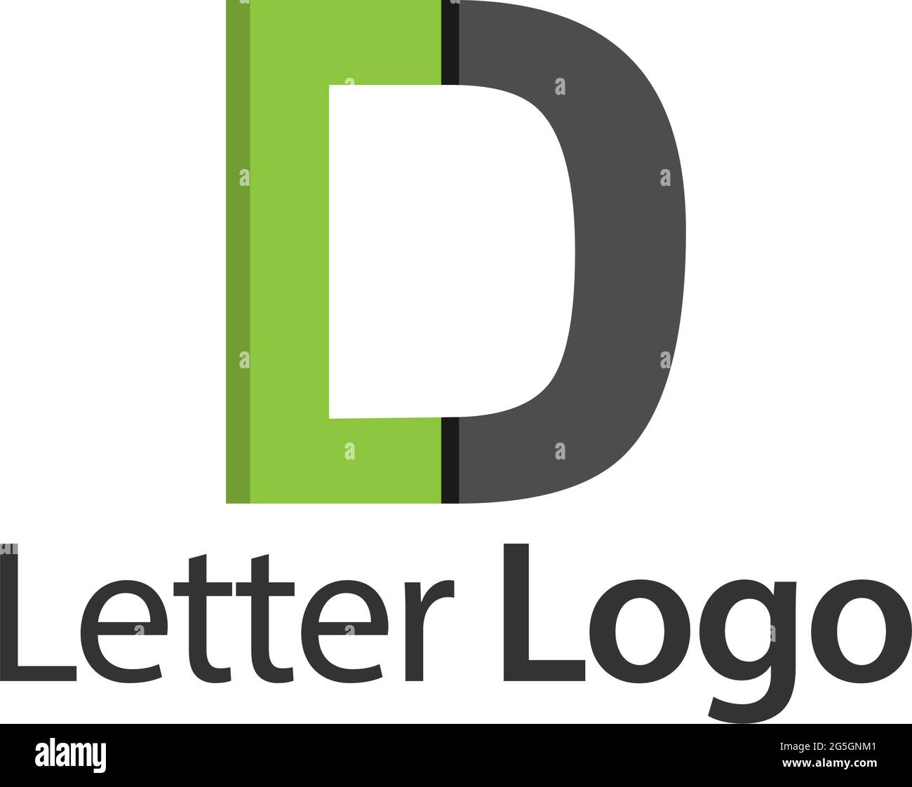 CD Initial stock logo template., modern paper font Stock Vector Image ...