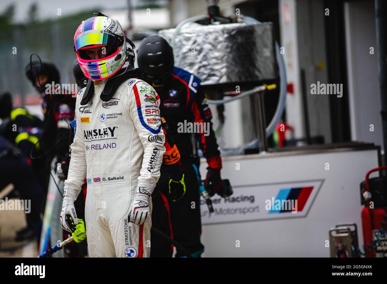 Silverstone, UK. 27th June, 2021. Century Motorsport (#9) BMW M4 GT4 ...