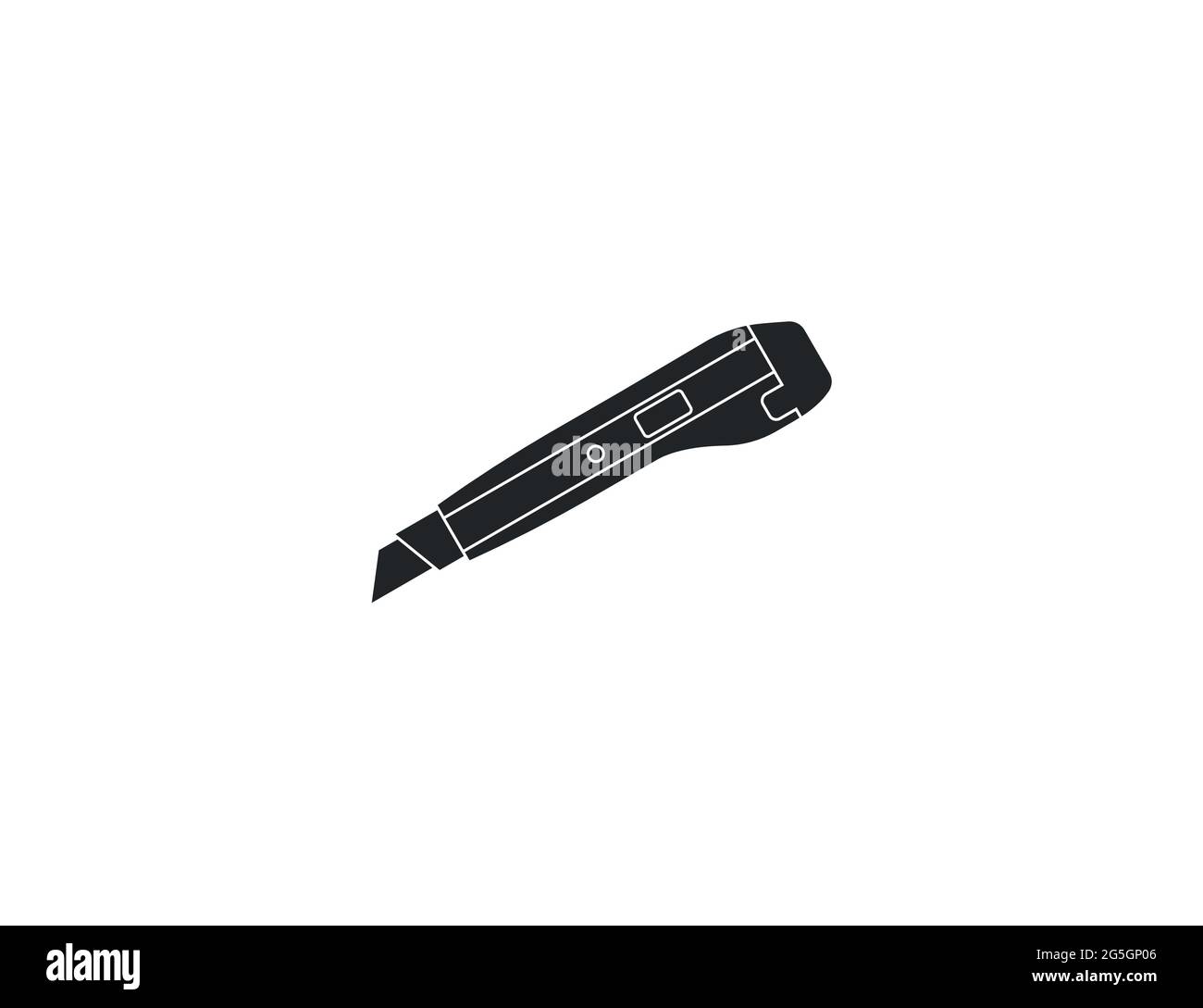 Paper knife vector vectors Stock Vector Images - Alamy