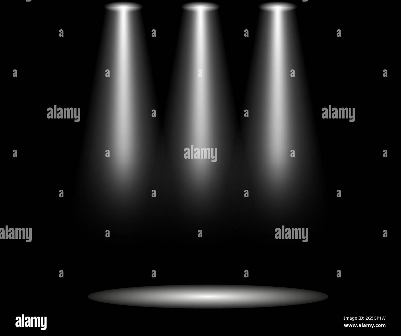 light, scene vector spotlights club projection Stock Vector Image & Art ...